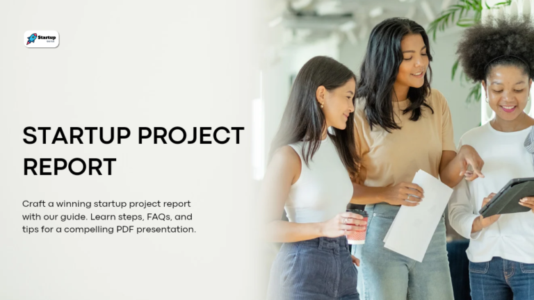 Startup Project Report PDF - Startup Guruz