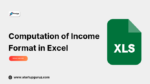 Computation of Income Format in Excel - Startup Guruz